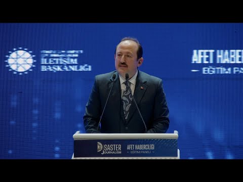 Afet Haberciliği Eğitim Paneli - Ali Hamza Pehlivan