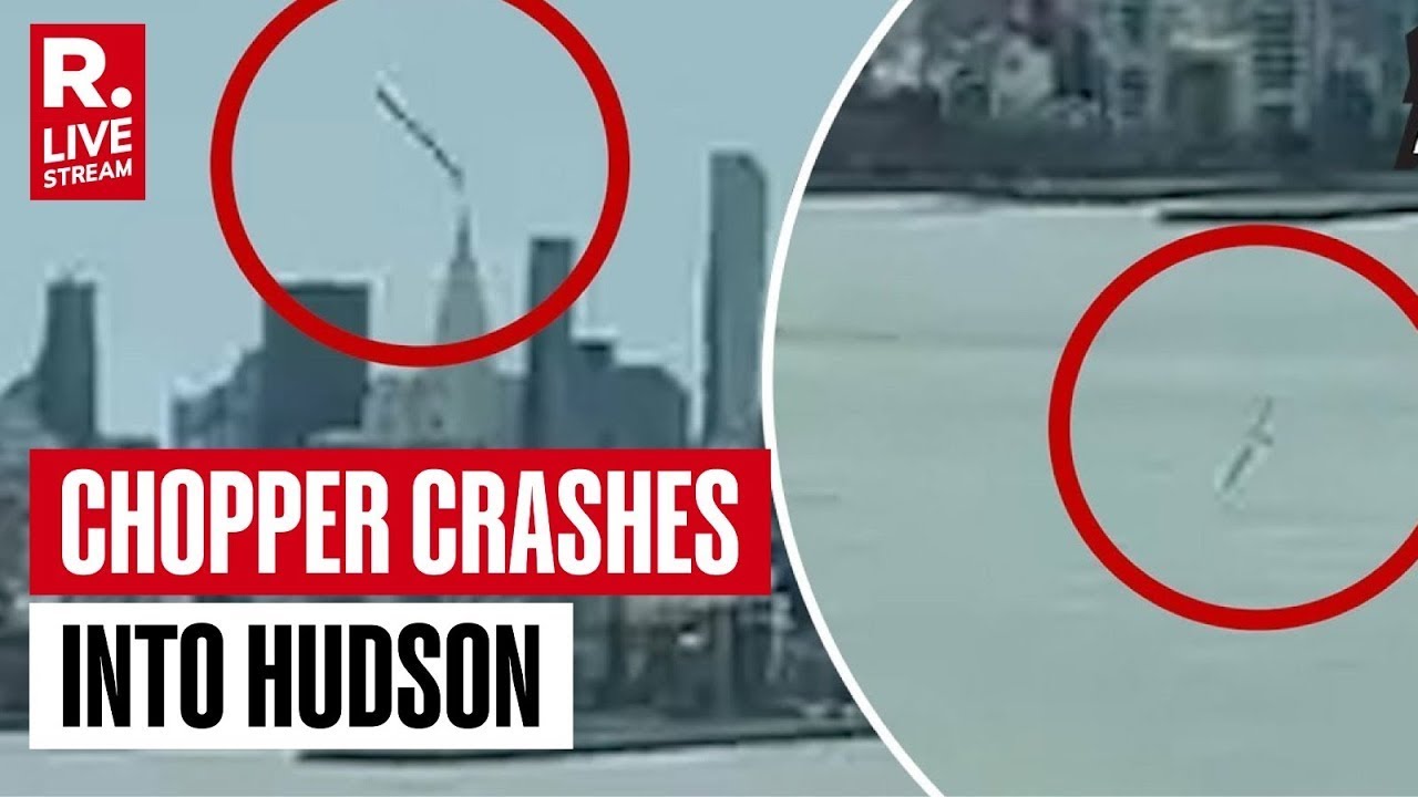 Helicopter Crashes In Hudson: Video Captures Chopper In Dramatic Stunt ...