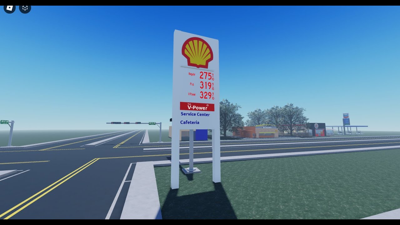 Robloxia: Driving By Shell on SW 67th Ave and SW 20th St - YouTube