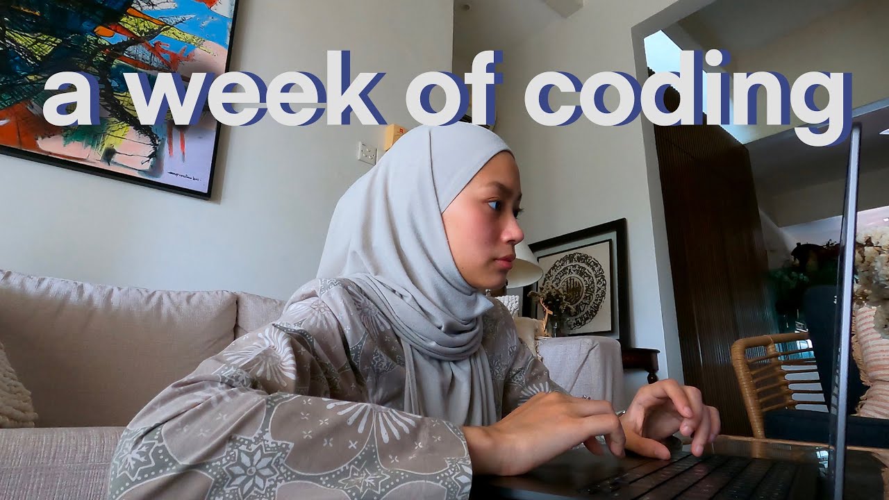 uni diaries | a productive week of coding - YouTube