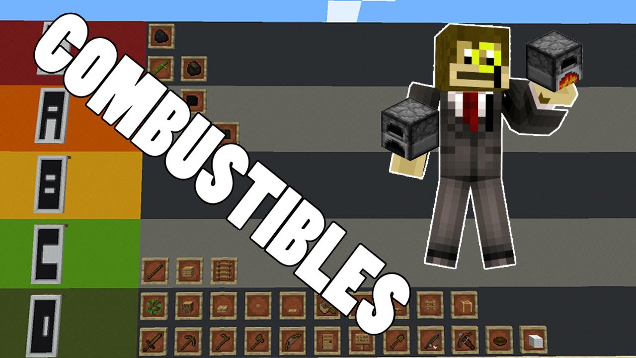 Tier List de 🔥COMBUSTIBLES🔥 en Minecraft - YouTube