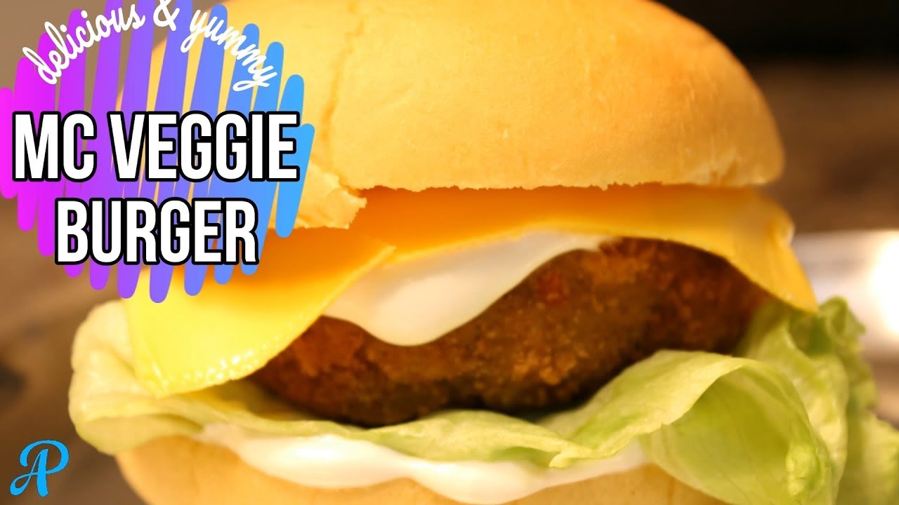 McVeggie Burger Recipe | Veggie Burger | Veg Cheese Burger | McDonalds ...