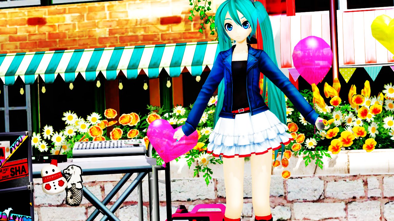 [Project DIVA F2nd & MMD 60fps] Miku Hatsune - Ai Kotoba + DL - YouTube