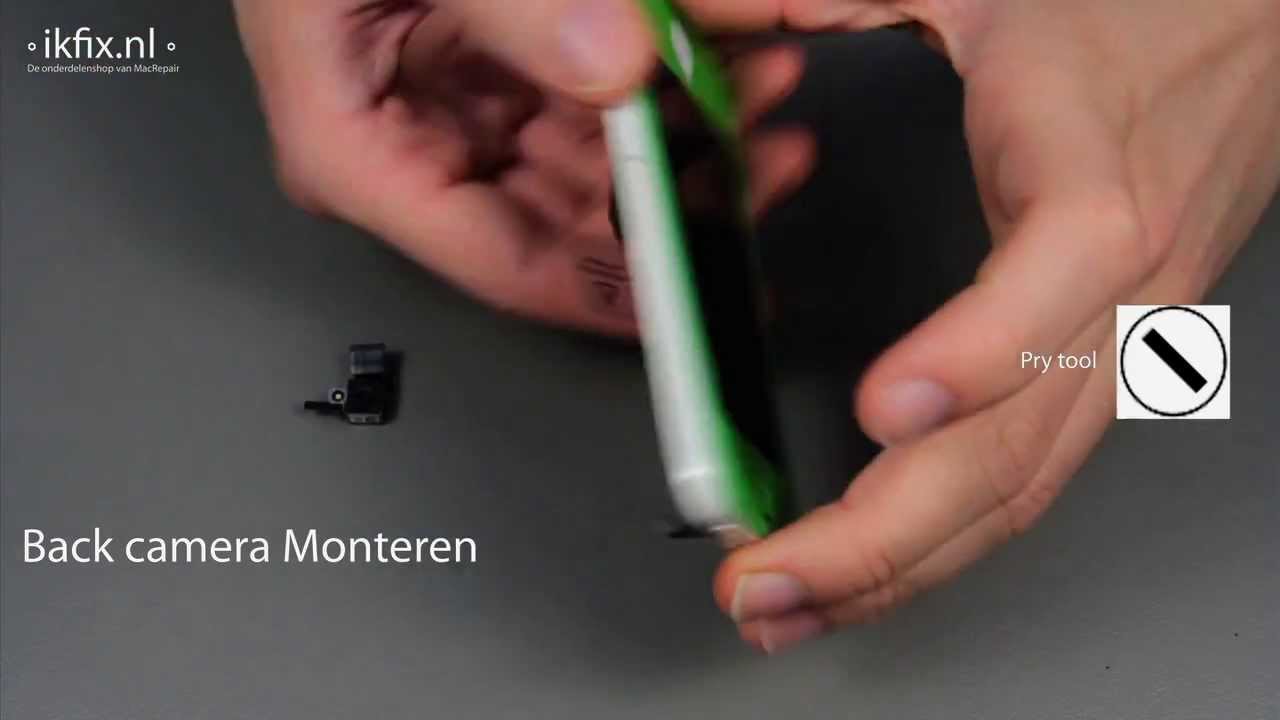 iPhone 4 - Back Camera Monteren - YouTube