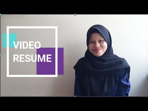 Video Resume/CV- Nur Atikah Binti Hassan(UKM Undergraduate)