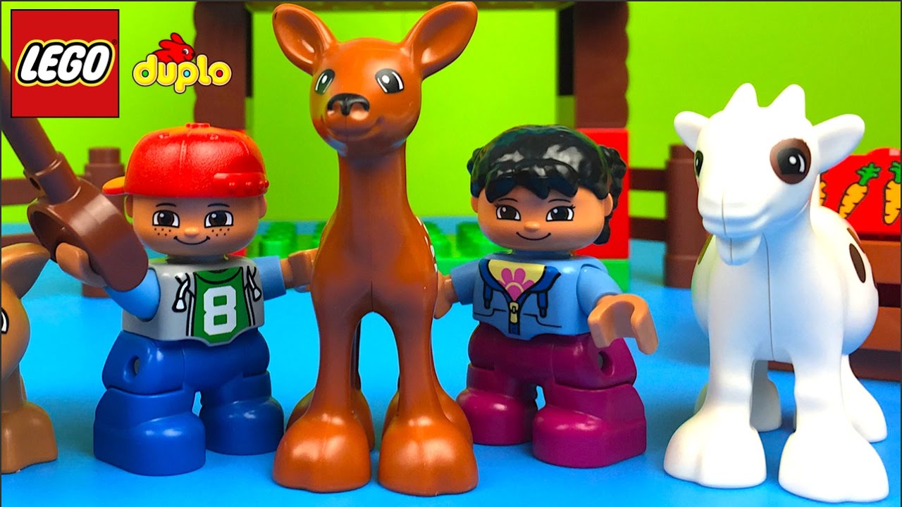LEGO DUPLO FOREST ANIMALS WITH SQUIRREL FAWN WILD BOAR GOAT NUTS ...