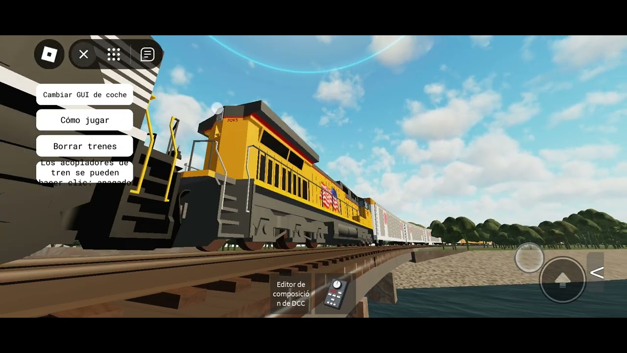 NS 9003 Autorack Tren Poderoso de Roblox - YouTube