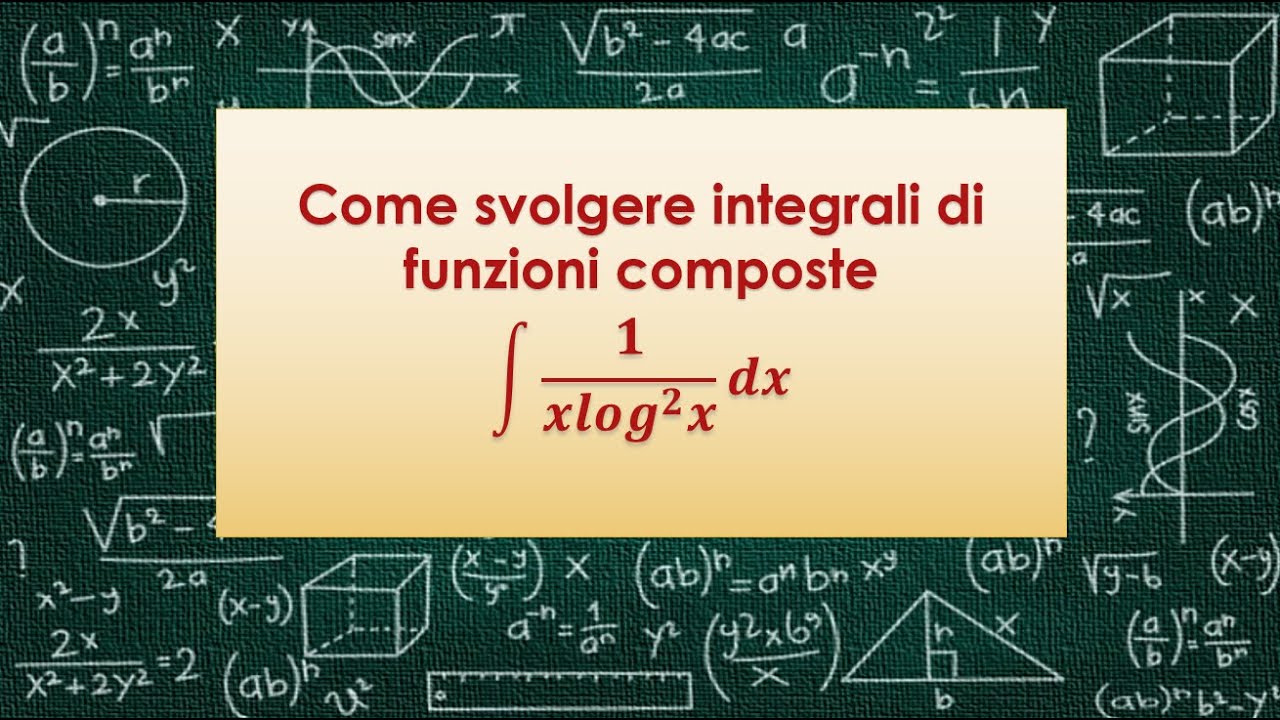 Come svolgere integrali di funzioni composte - YouTube
