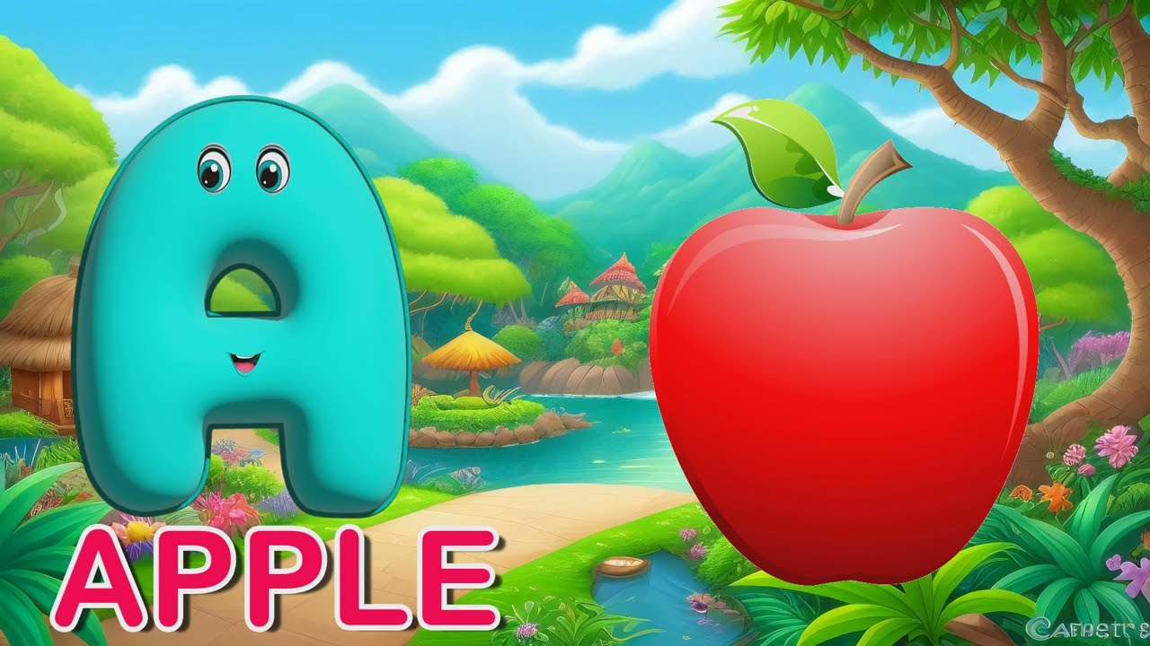 Learn ABCD with Rainbow Colors | sr kids class - YouTube