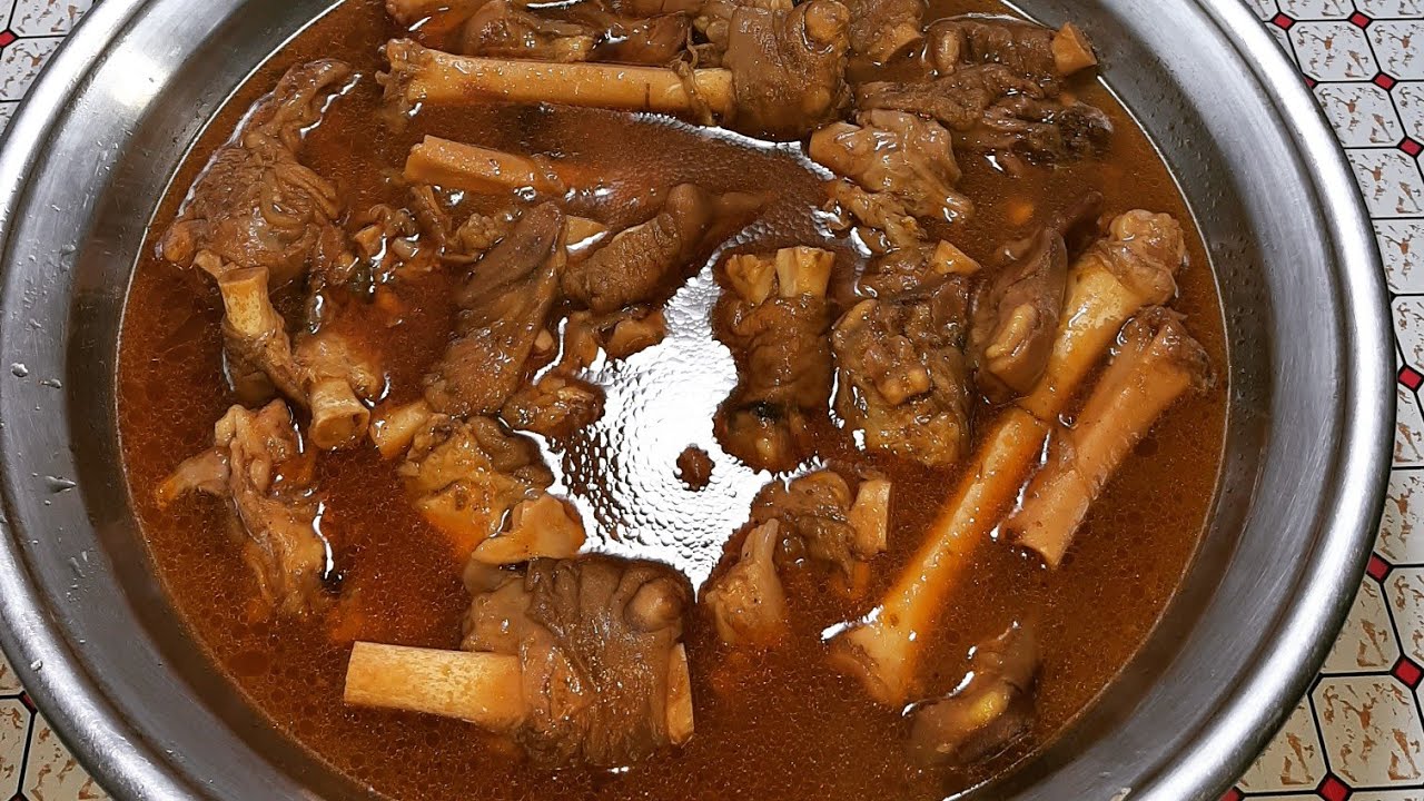 Mutton paya recipe| goat trotters | kichen with habiba - YouTube