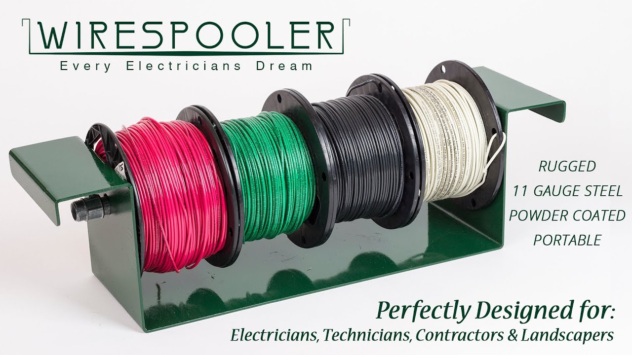 Wirespooler - Cable Spool and Wire Dispenser - YouTube