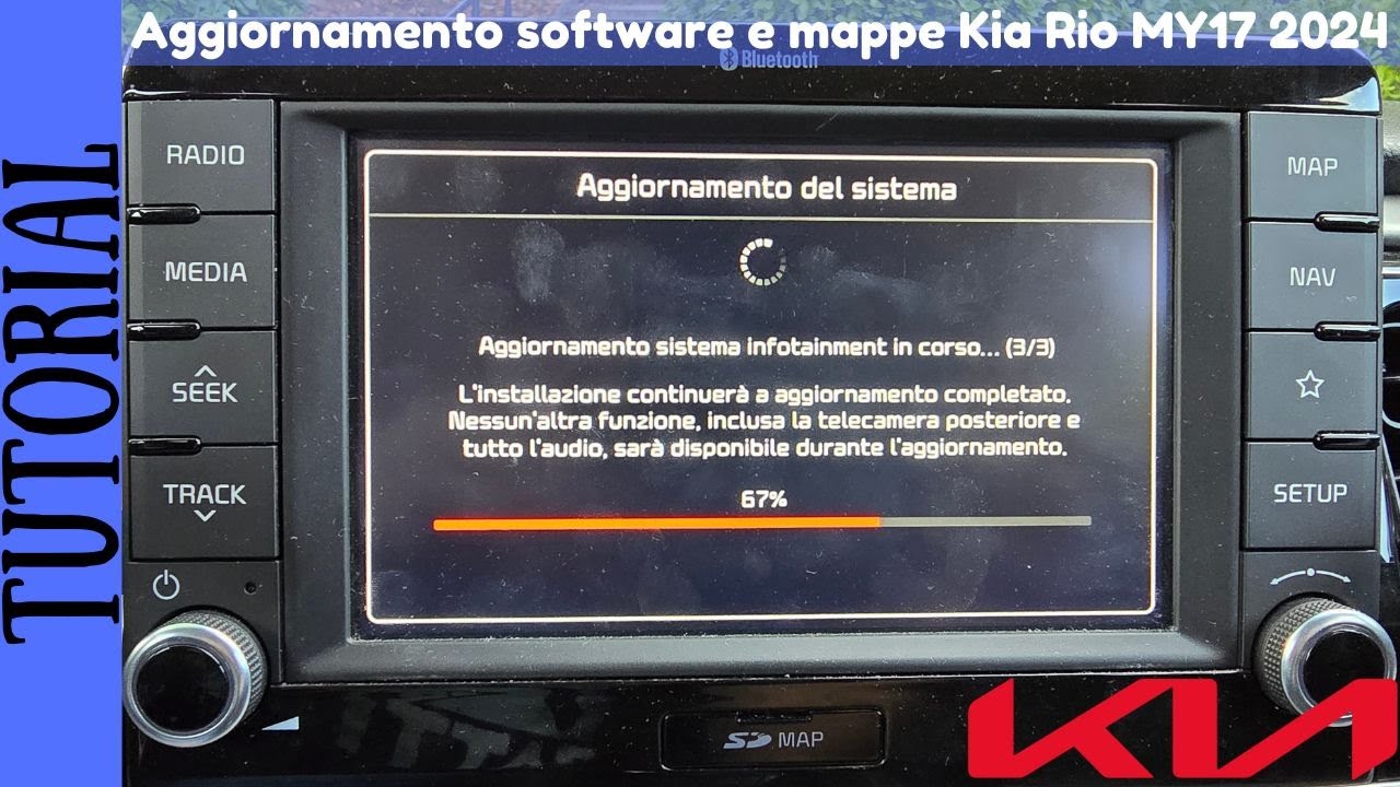 TUTORIAL - Aggiornamento firmware e mappe agosto 2024 su una Kia Rio YB ...