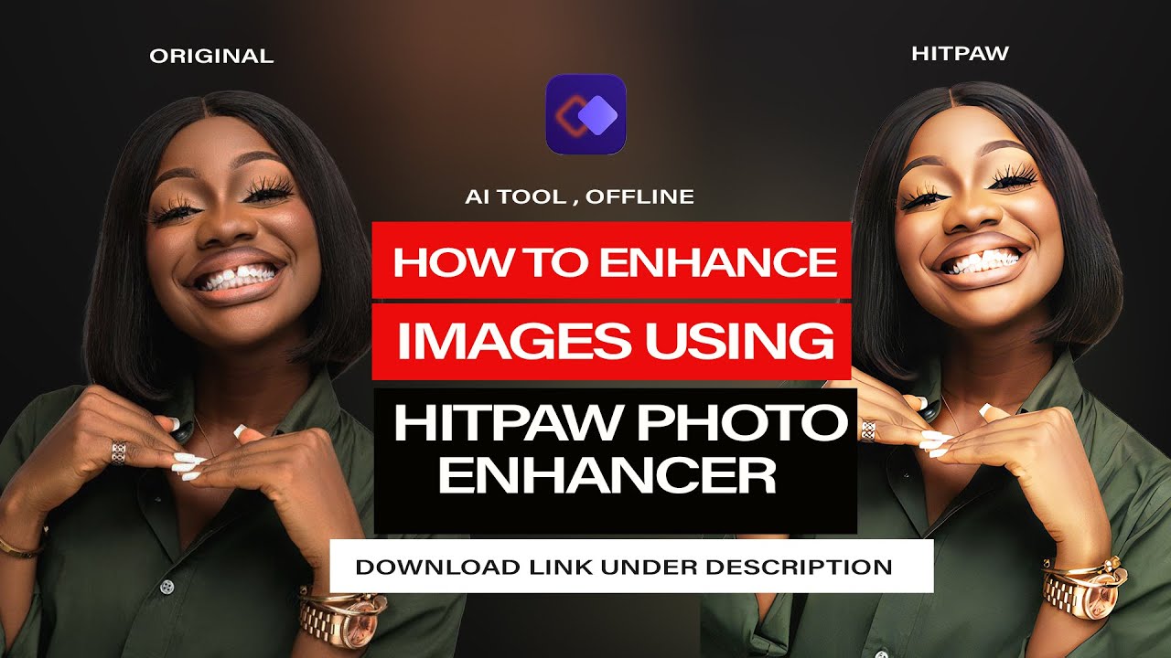 How To USE HITPAW PHOTO ENHANCER TO ENHANCE IMAGES - YouTube