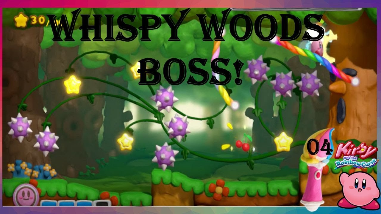 Whispy Woods Boss! Let's Play Kirby und der Regenbogenpinsel #04 - YouTube
