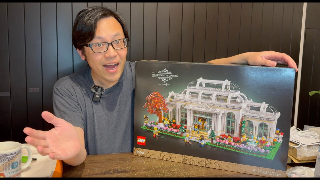 Building the 2024 LEGO Ideas 21353 The Botanical Garden!!! - YouTube