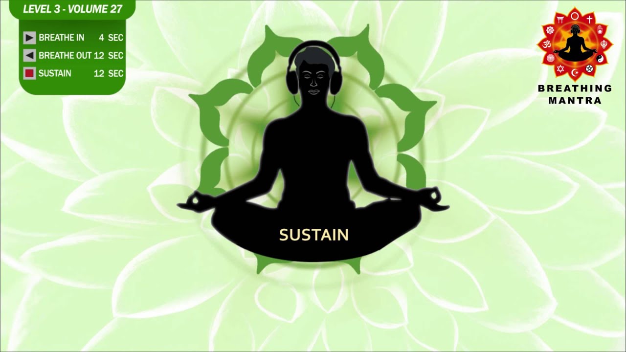 Guided Breathing Mantra (4-12-12) Pranayama Yoga Breathing Exercise ...