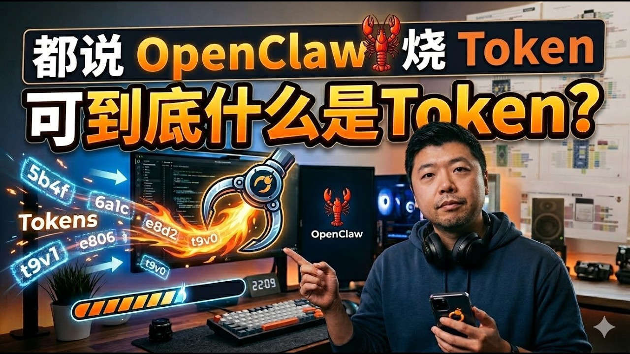 都说 #OpenClaw 烧#Token 可到底什么是Token? - YouTube