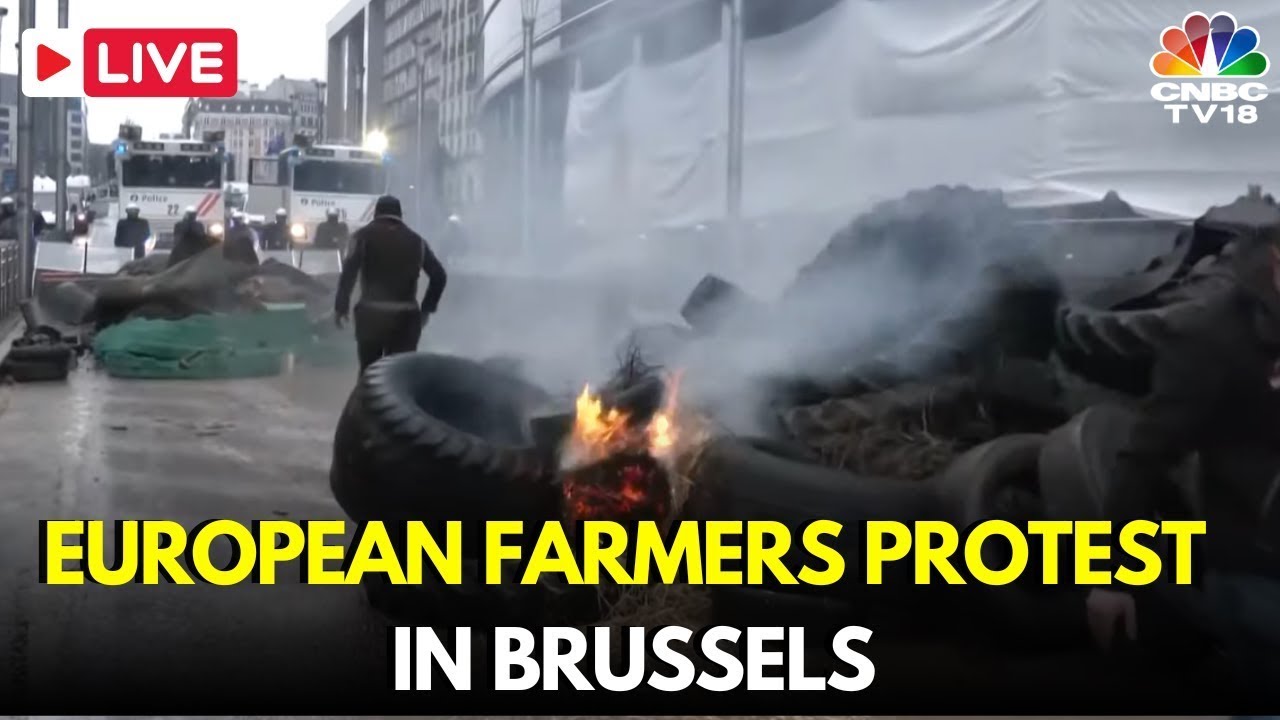 Farmers Protest LIVE: EU Agriculture Ministers Meet | Farmers Protest ...
