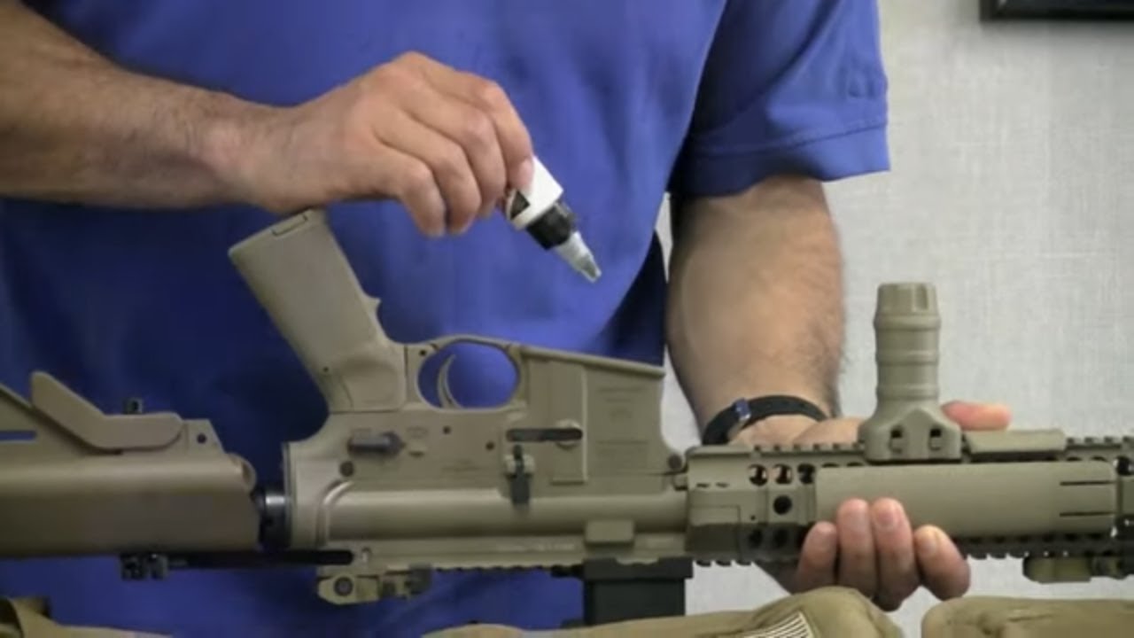 NAVY SEAL Shows how to lube your AR like a pro - YouTube