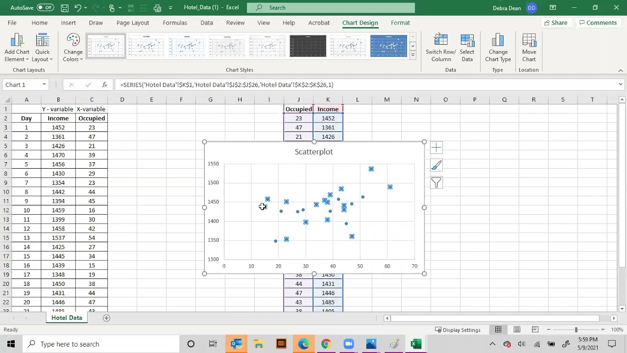 Week 5 Discussion: Scatterplot & Correlation - YouTube