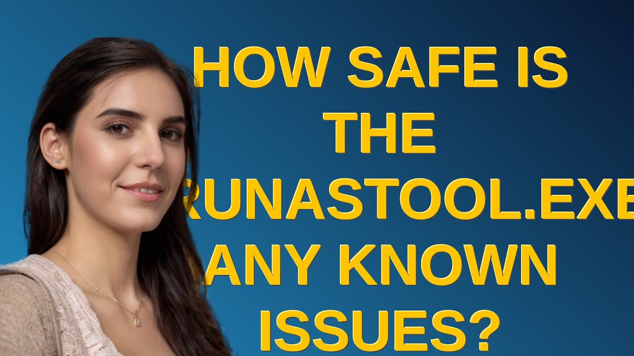 Security: How safe is the runastool.exe, any known issues? - YouTube