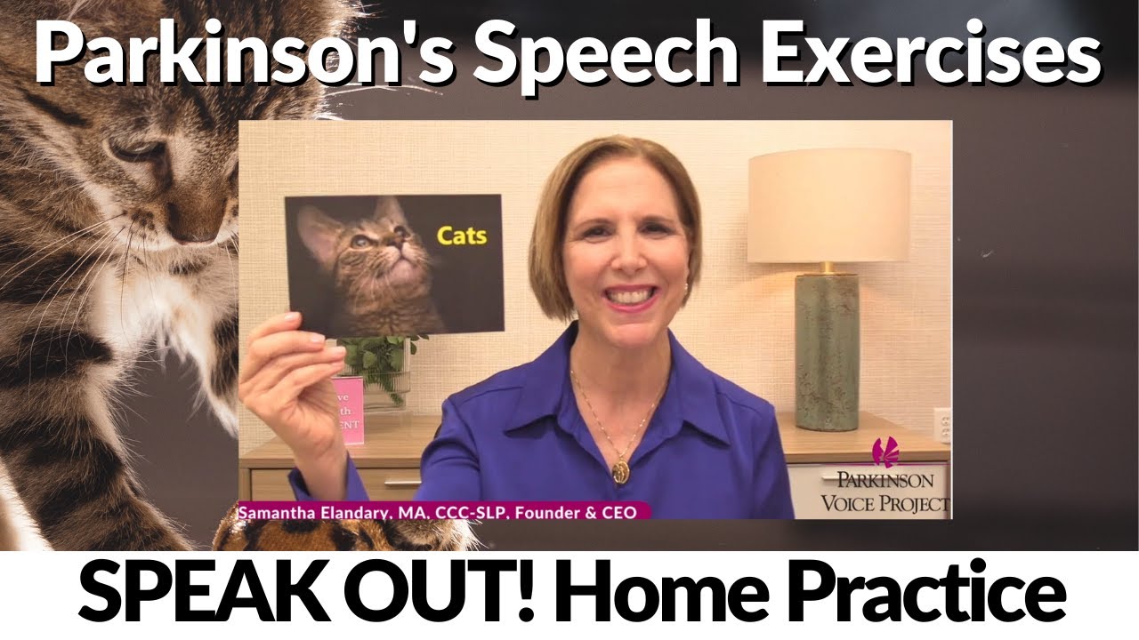 Parkinson's Speech Exercises: SPEAK OUT! Cats - YouTube
