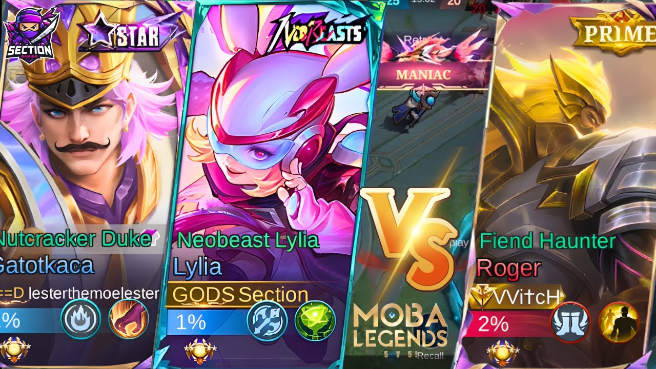 I PLAYED WITH TOP MLBB STREAMERS IN INDIA - LYLIA NEOBEAST - MOBILE ...