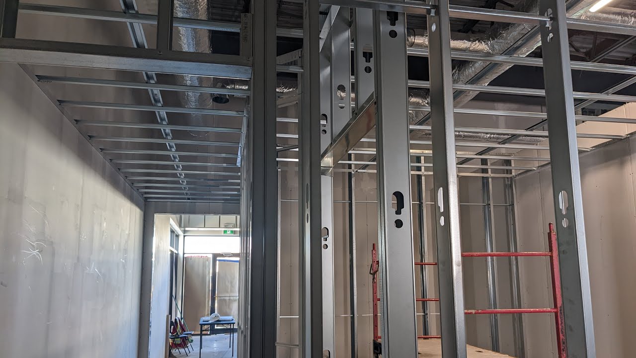 Steel Stud Drywall Job 2 Day 8 Part 2 YouTube Steel Stud Drywall Job 2 Day 8 Part 2 YouTube