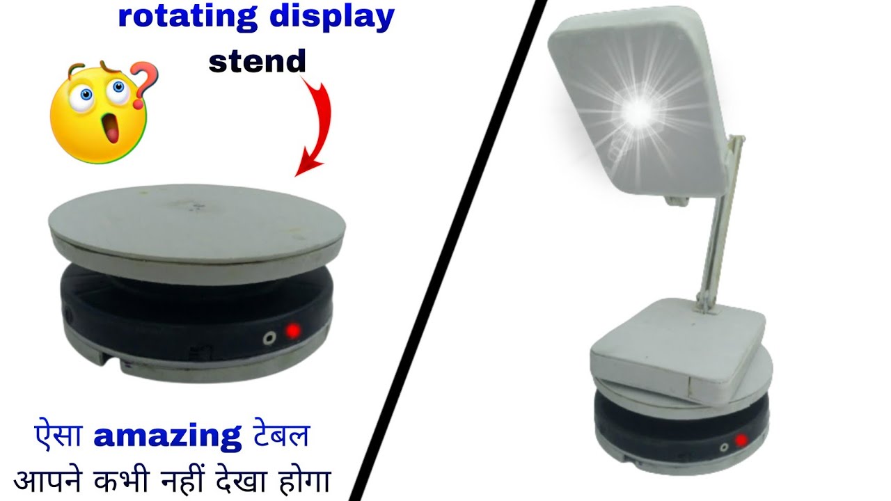 how to make rotating display stand || using PVC pipe || at home ||100% ...