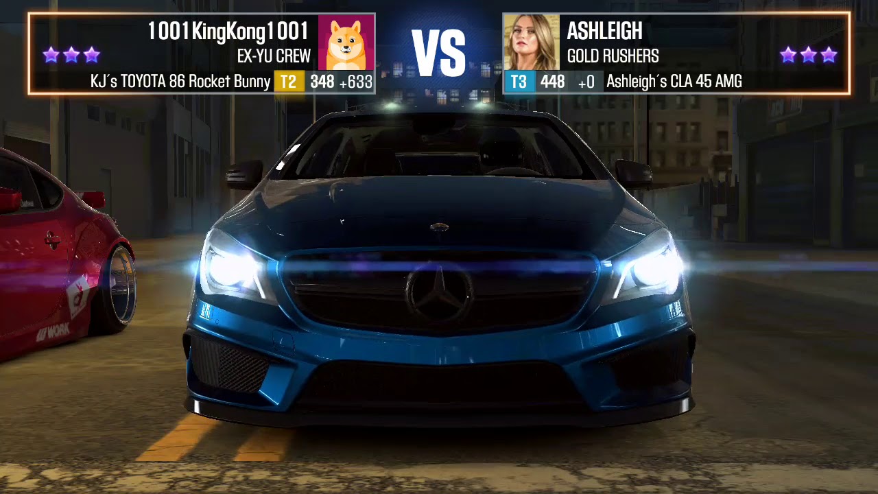 CSR 2 KJ's Toyota 86 Rocket Bunny vs Ashleigh's CLA 45 AMG - YouTube