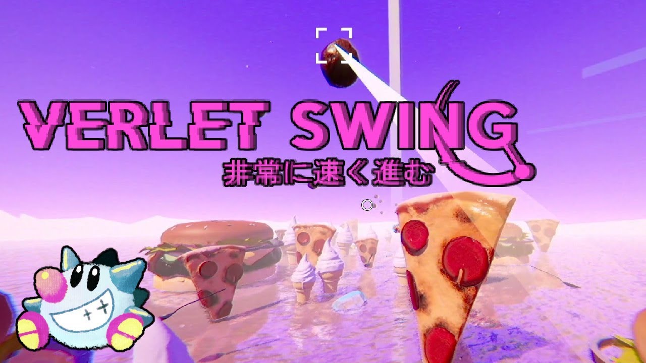 Verlet Swing: Quick Look | Vaporwave Grappling Hook Speedruns! - YouTube
