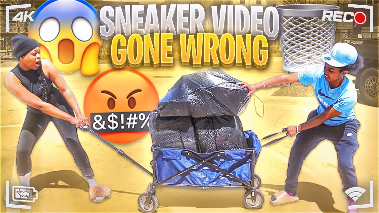 She THREW ALL of MY SNEAKERS in the TRASH!!! - YouTube