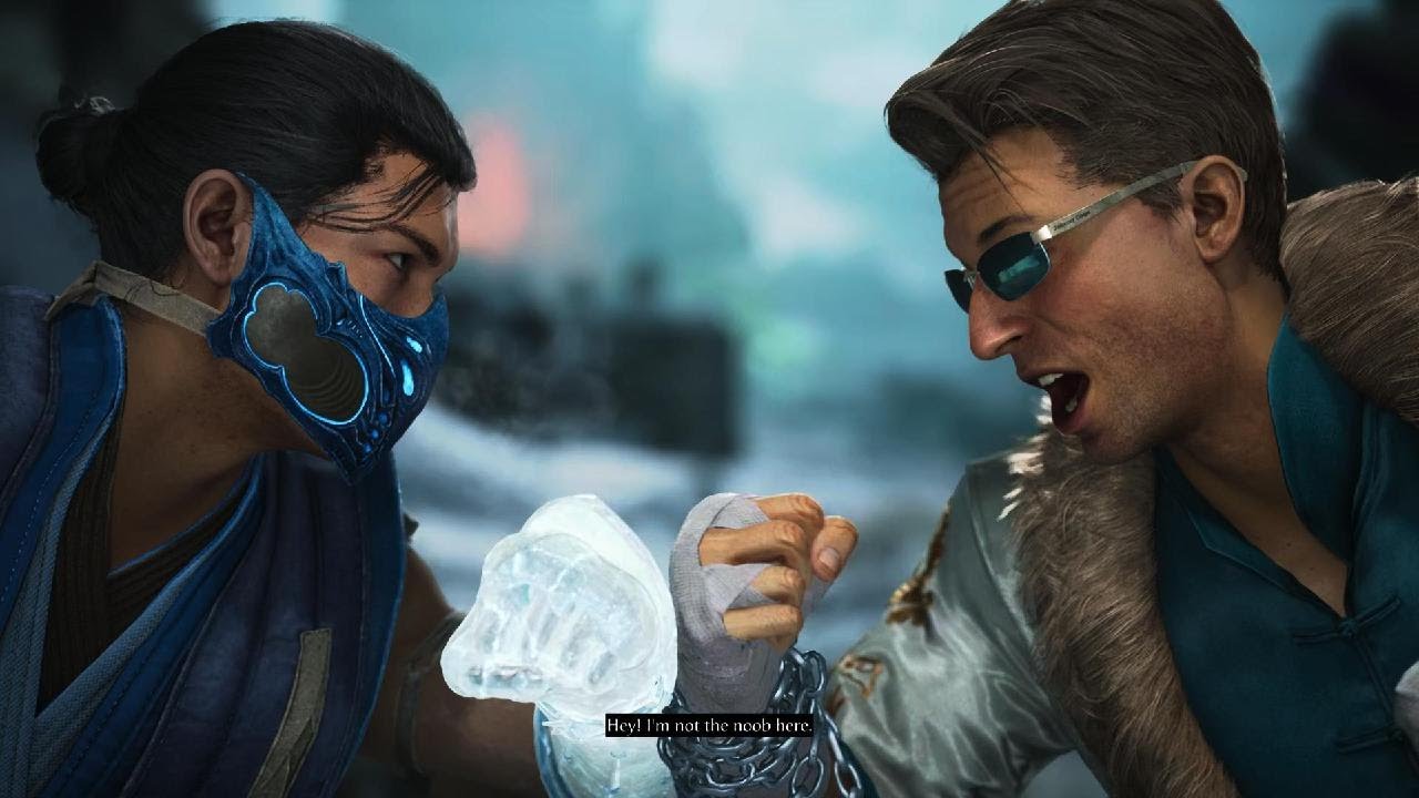 Mortal Kombat 1 Sub-Zero Vs. Johnny Cage (1% life Sub-Zero come back ...