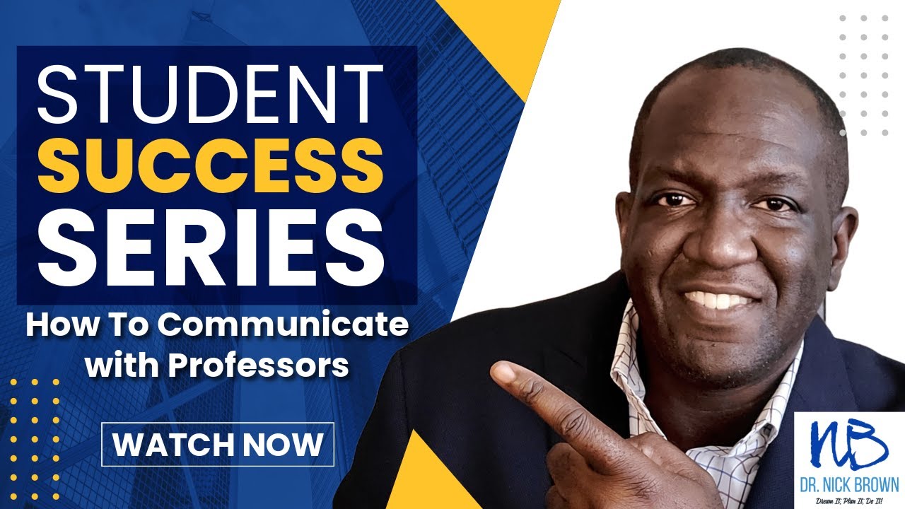 How To Communicate With Your Professor - YouTube