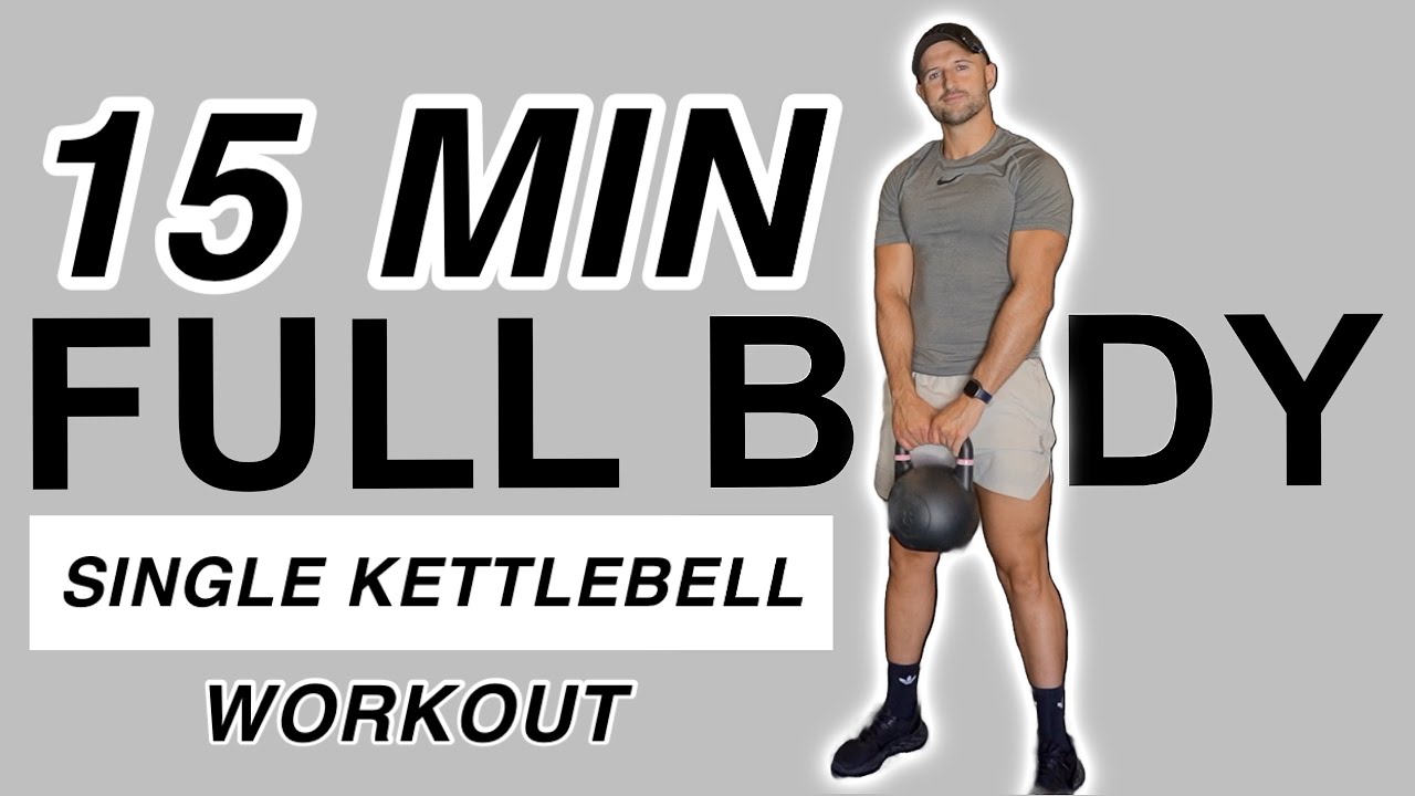 15 MIN: Single FULL BODY KETTLEBELL FAT Burning Workout - YouTube