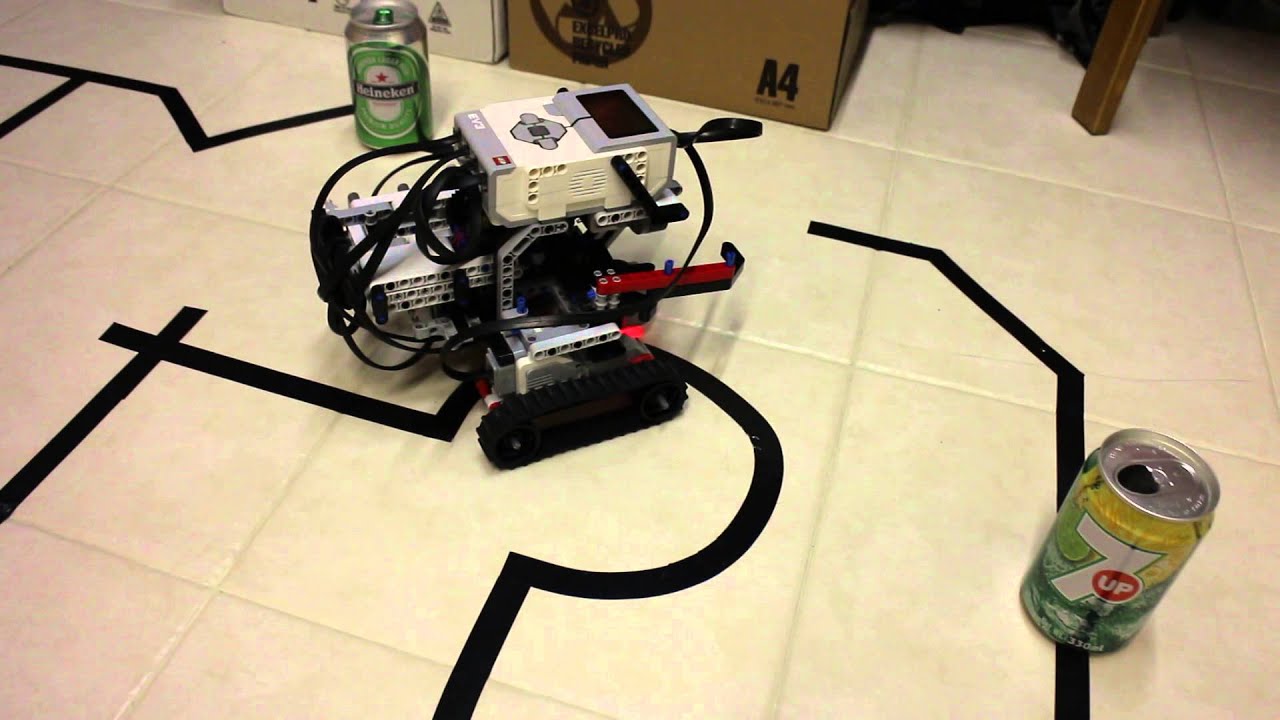 EV3 - RCJ Rescue A - Trail 2 (2014-03-05) - YouTube