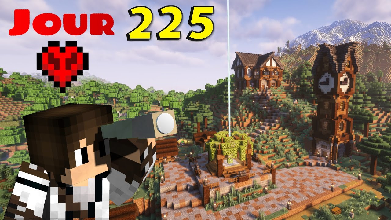 On continue de build ! Trading hall pour les PNJ partie 2 ! [Minecraft ...