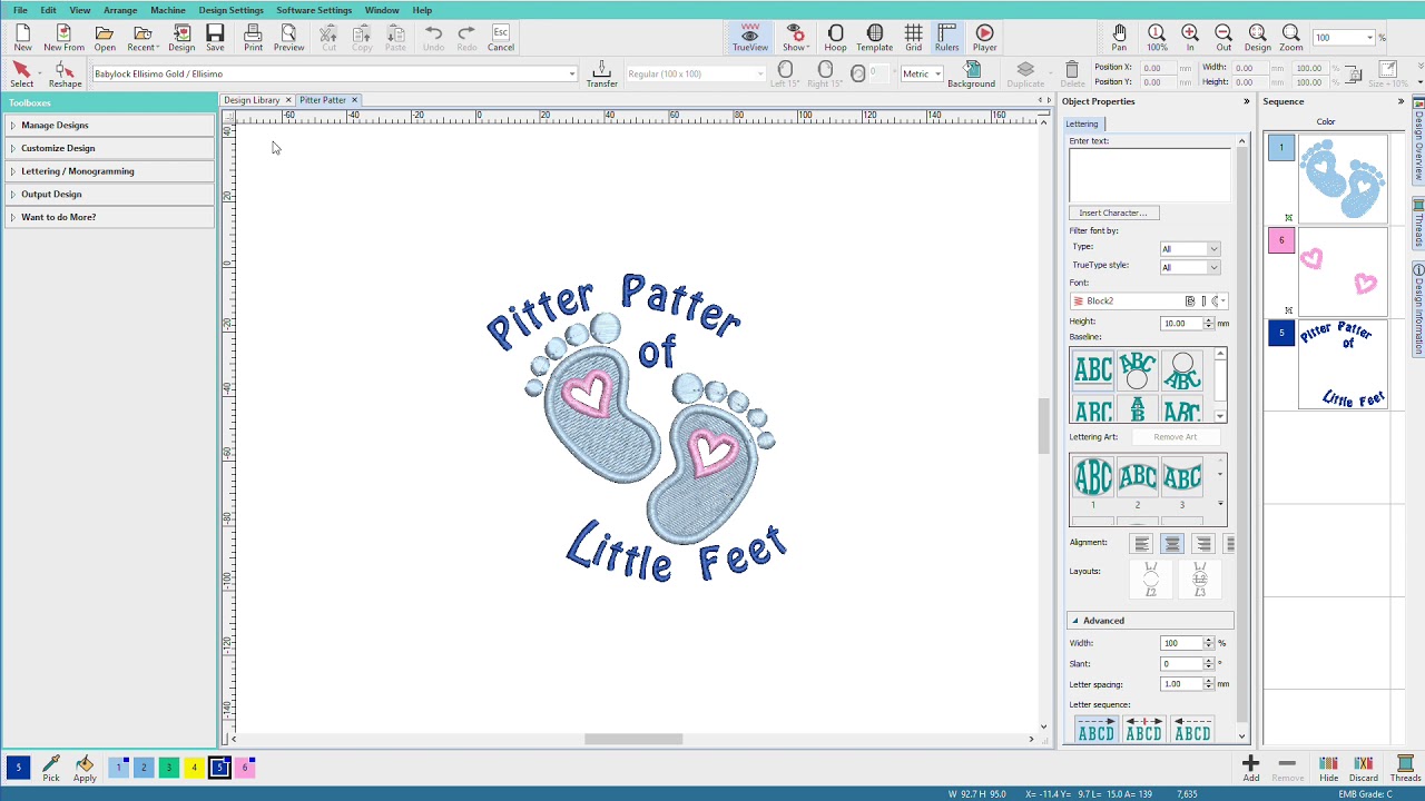 Hatch Embroidery 2 - Saving & Exporting a Design - YouTube