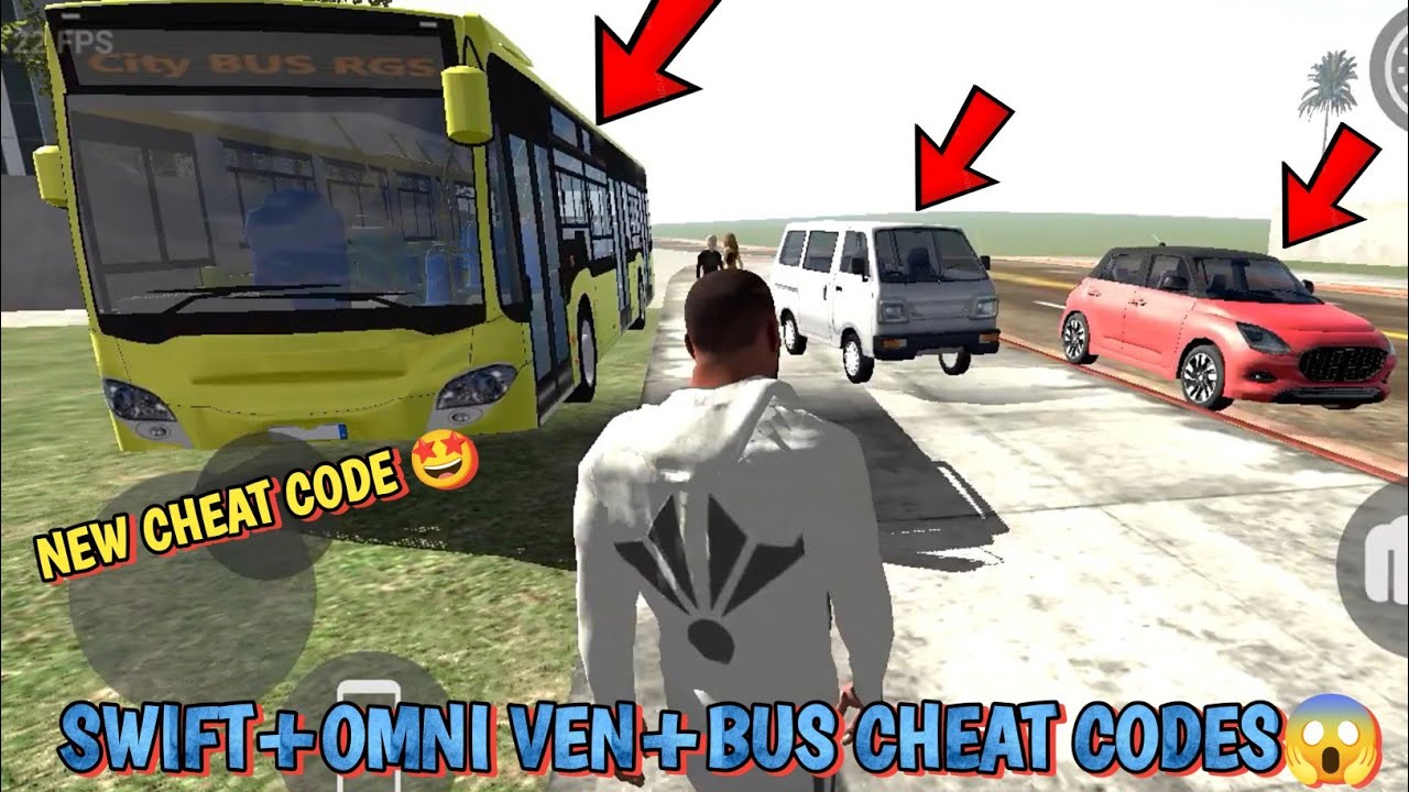 Swift+Omni van+Bus Cheat Codes 😱!! Indian Bike Driving 3D#indianbikedriving3d#viral#gta - YouTube
