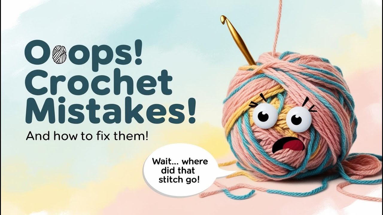 Top 7 Beginner Crochet Mistakes & How to Fix Them! - YouTube