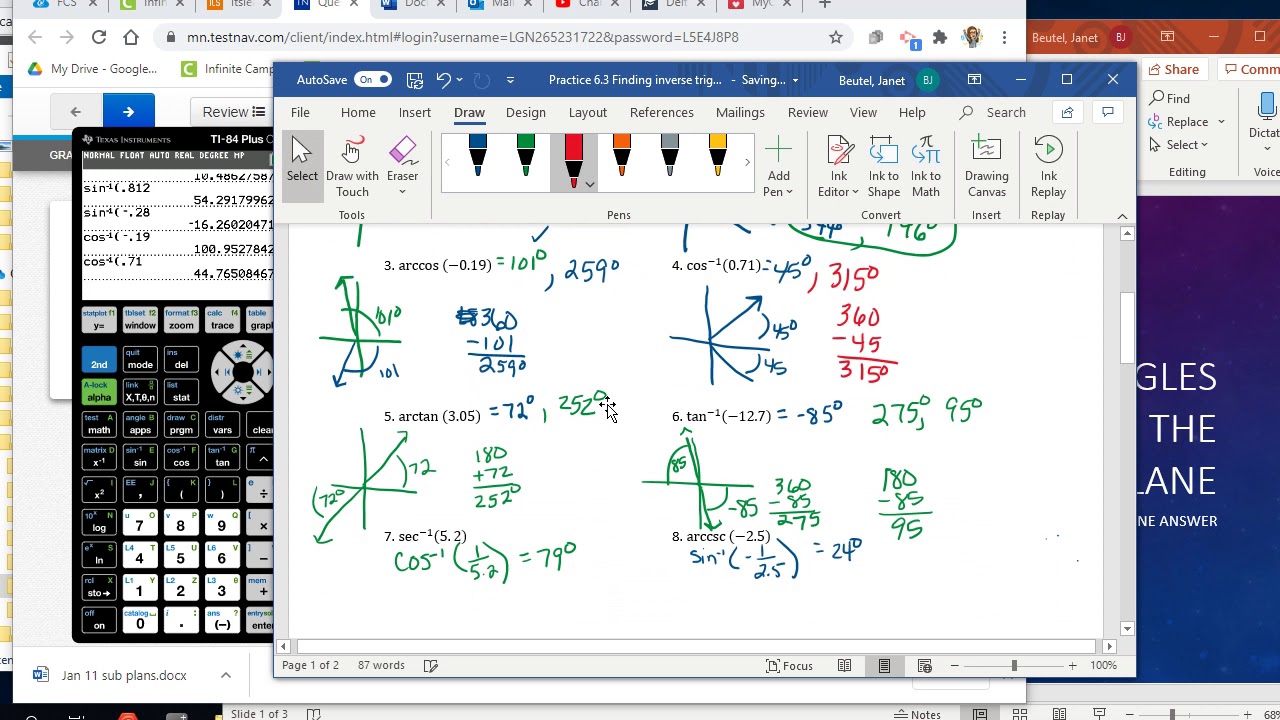 6 3 Inverse Trig Practice And From Points Using A Calculator YouTube 6-3-inverse-trig-practice-and-from-points-using-a-calculator-youtube