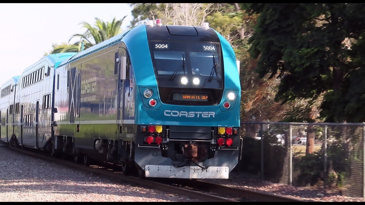 [HD] Coaster #5004 Arriving at Carlsbad Village - YouTube
