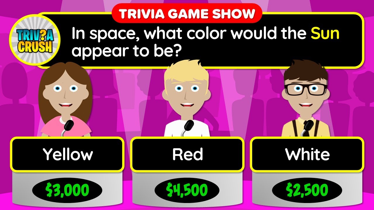 😃👉 GENERAL KNOWLEDGE QUIZ! - 20 Trivia Questions in a Unique Game Show ...