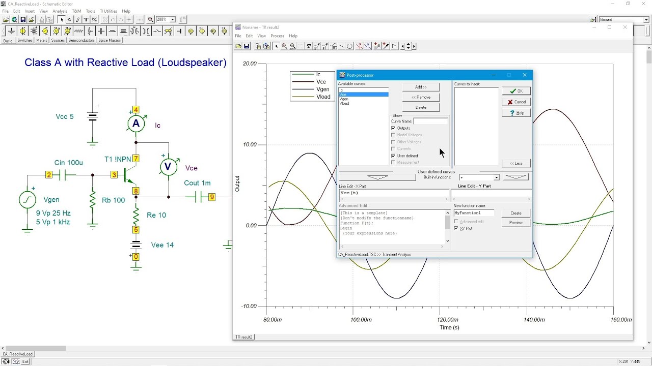 Semiconductor Devices: Class A with Reactive Load - YouTube