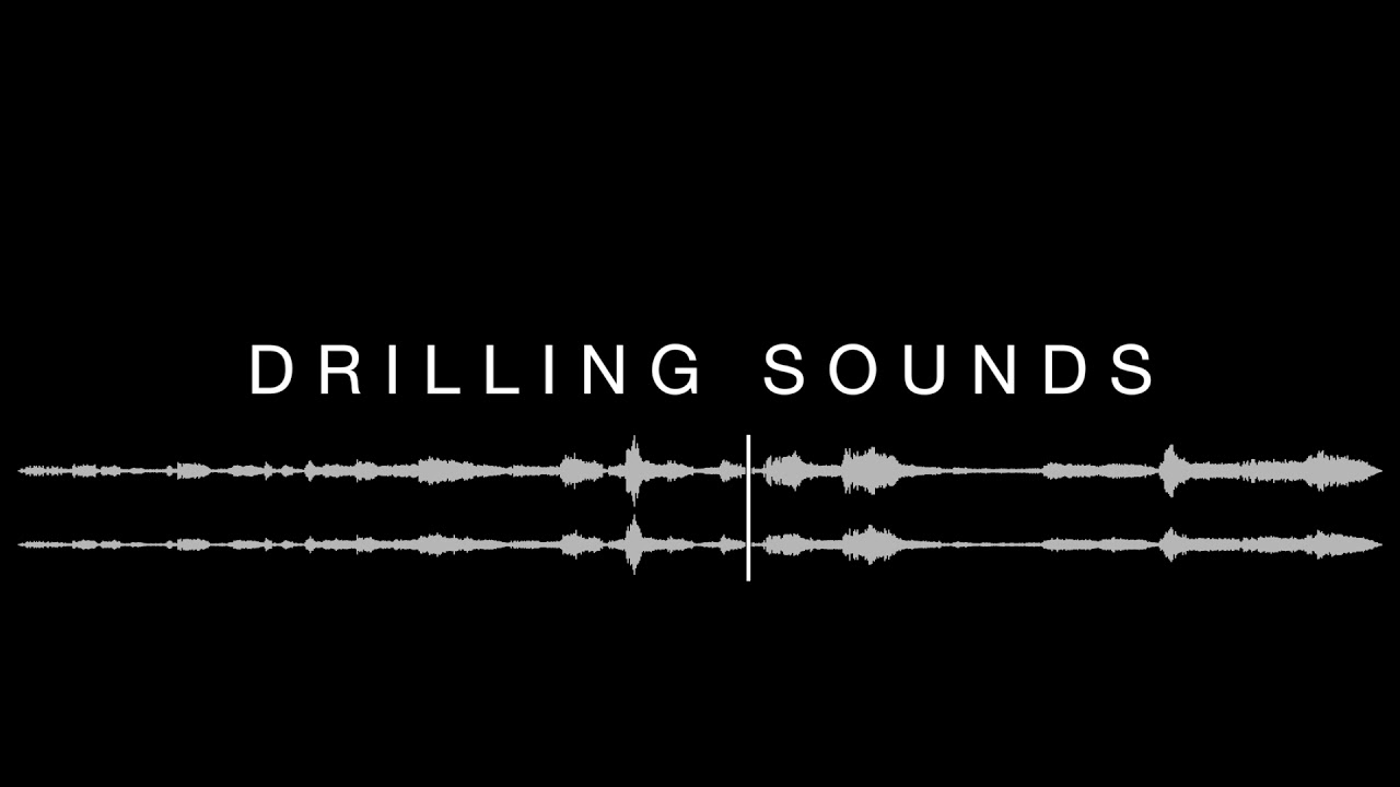 Drilling Sounds Construction site SFX - YouTube