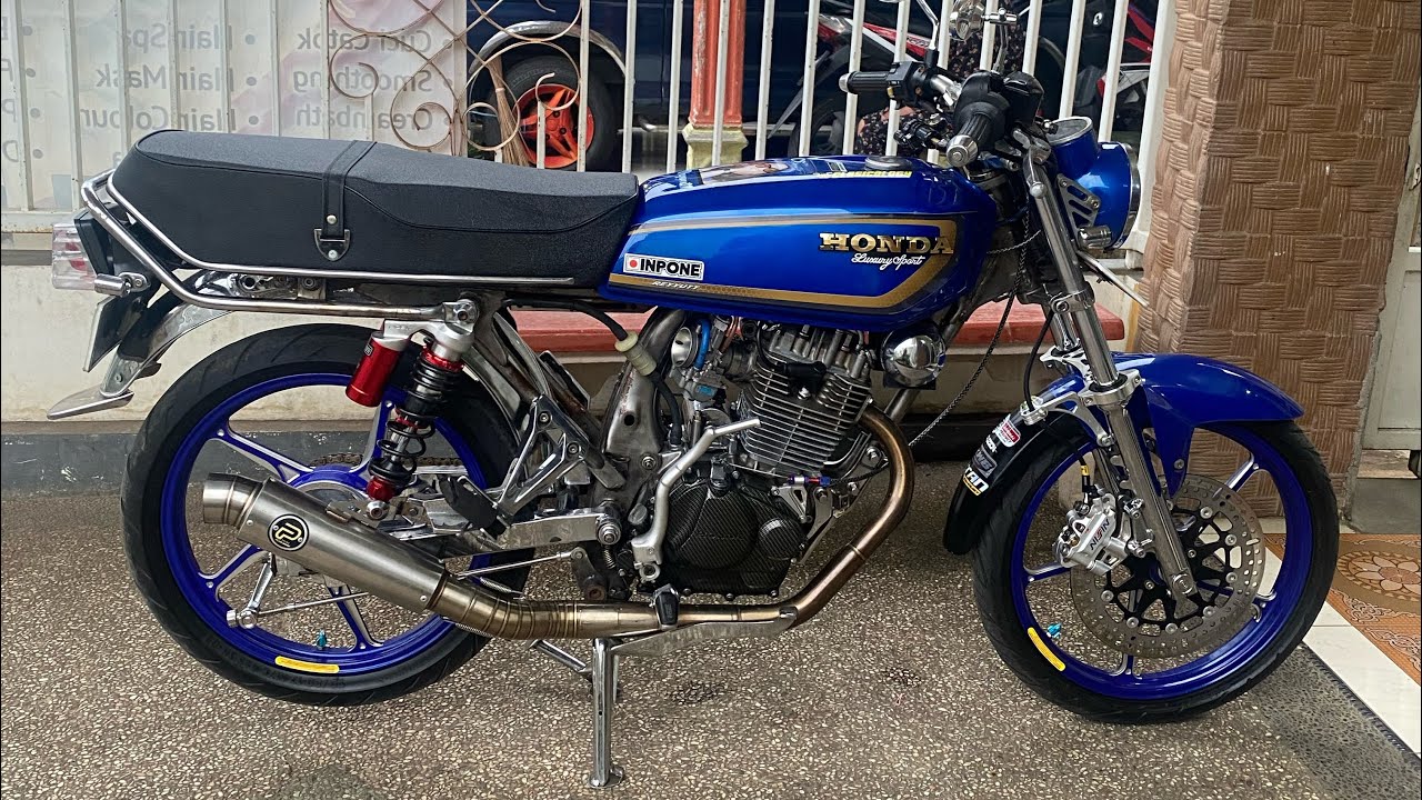 REVIEW GL 100 BIRU 2 BODI DAN CB!!! - YouTube