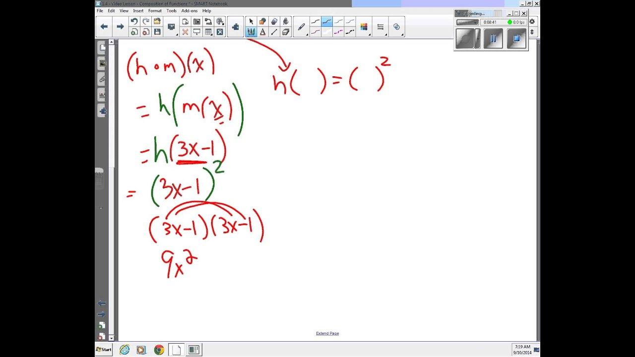 1.3 - Video Lesson - Composition of Functions - YouTube