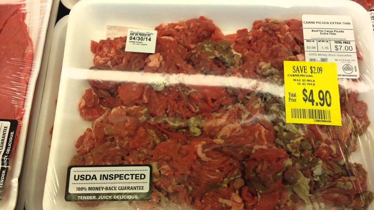 Walmart yellow tag meat wtf - YouTube