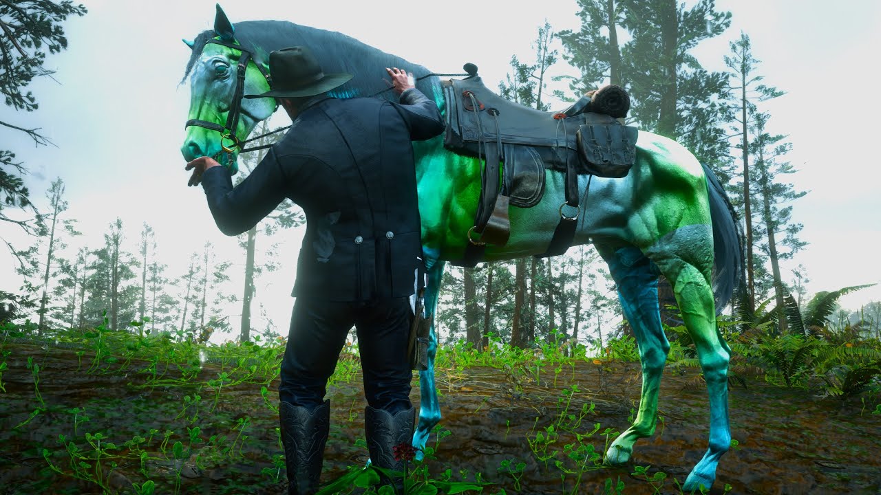 RDR 2 | ARTHUR MORGAN CAUGHT LEGENDARY HORSE | AND UPGRADE APPEARANCE ...