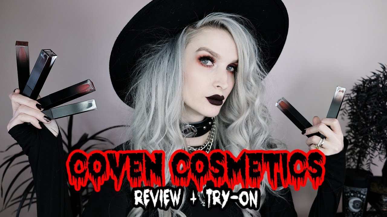 Coven Cosmetics Review + Try On!!! - YouTube